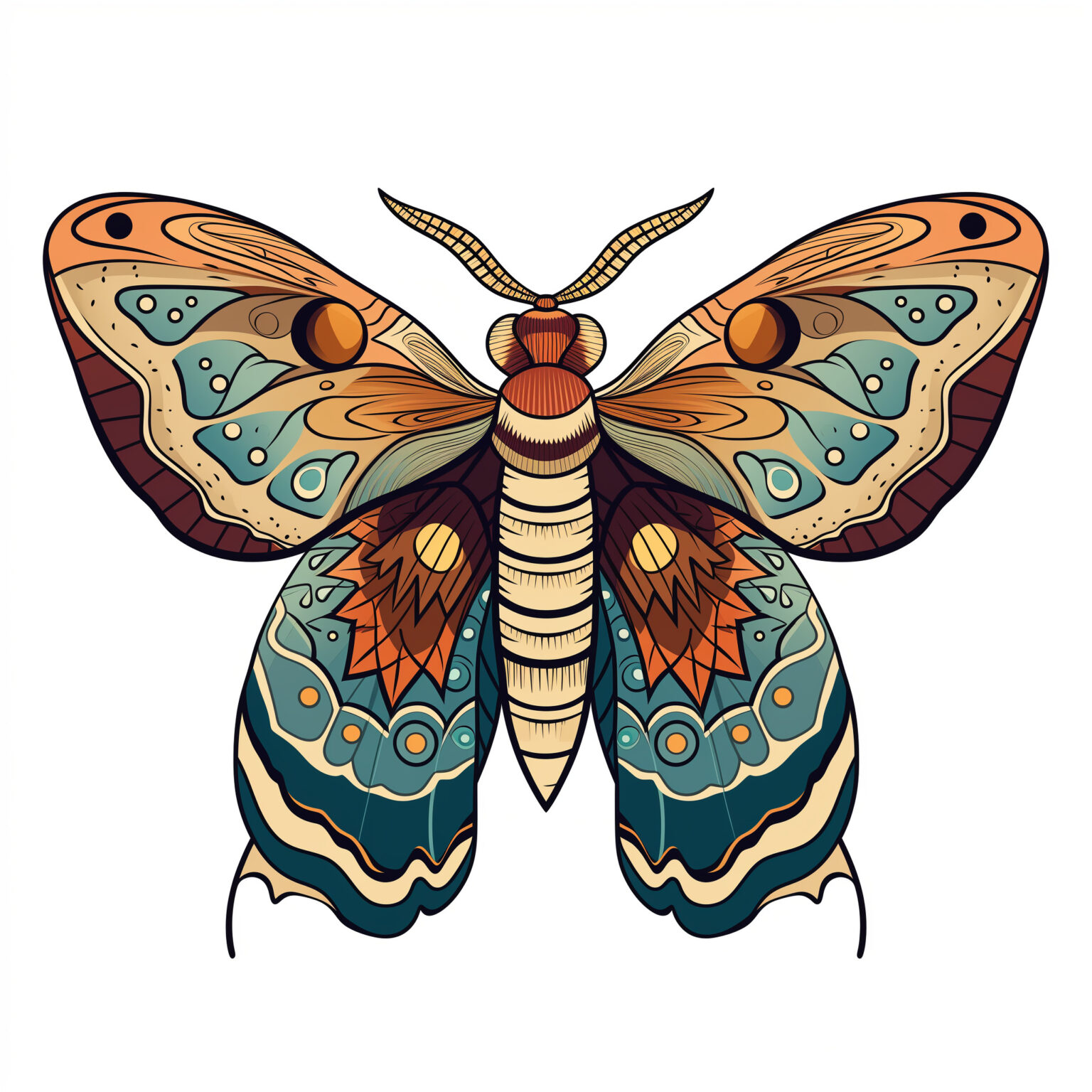 Cute Insects Coloring Page | Coloring Pages Mimi Panda