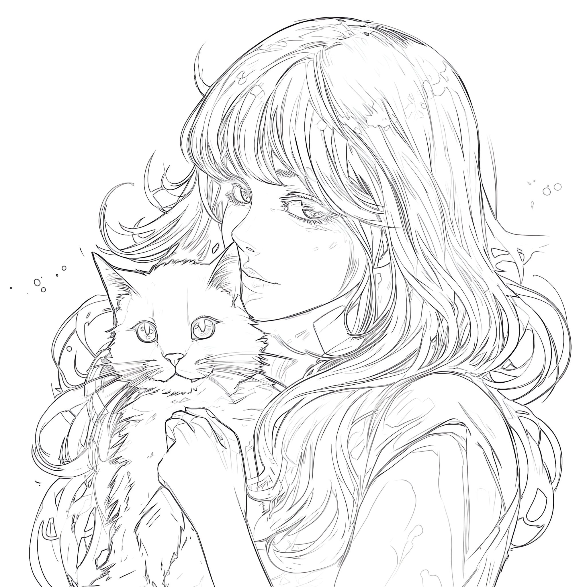 Anime Coloring Pages | Coloring Pages Mimi Panda