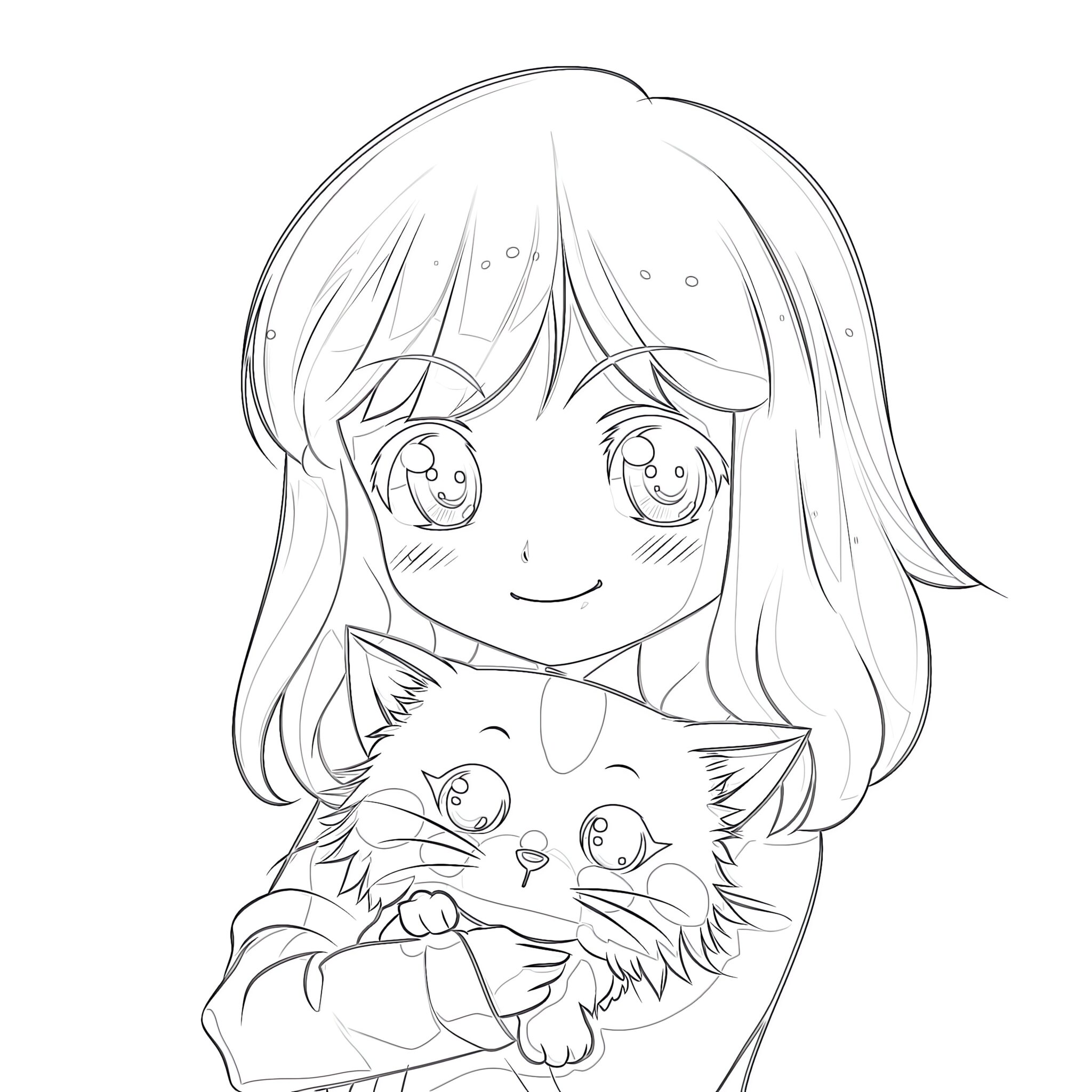 Anime Colouring Pictures | Coloring Pages Mimi Panda