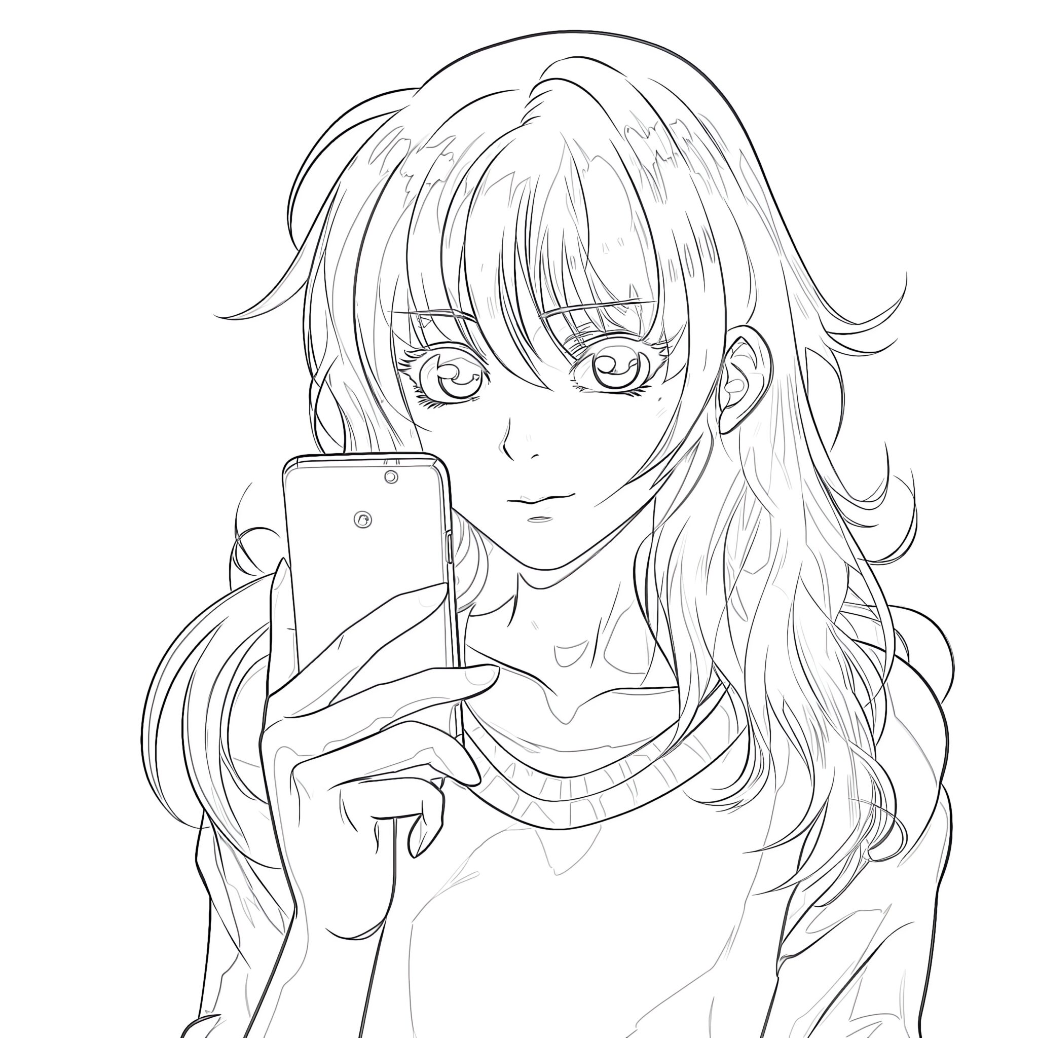 Coloring Pages Anime Printable | Coloring Pages Mimi Panda