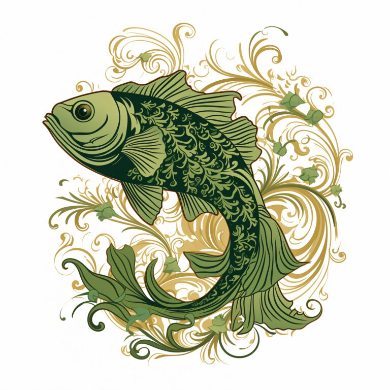 Big Fish with Splashes Coloring Page | Coloring Pages Mimi Panda