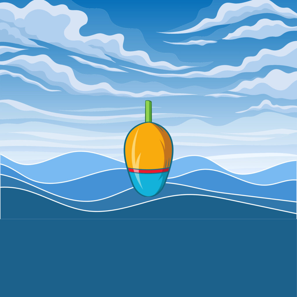 Omalovánka S Rybářským Bójkou | Omalovánky Mimi Panda