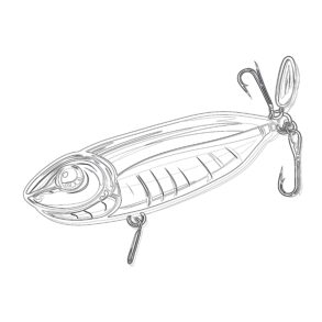 Fishing Lure Coloring Pages | Coloring Pages Mimi Panda