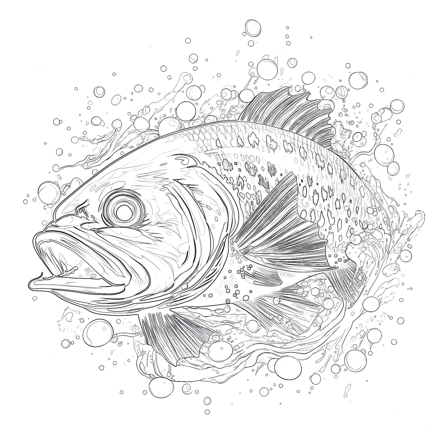Fishing Coloring Pages Printable | Coloring Pages Mimi Panda