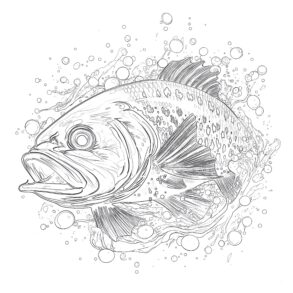 Fishing Coloring Pages Printable | Coloring Pages Mimi Panda