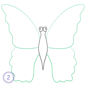 How to Draw a Butterfly: Step by Step | How to Mimi Panda