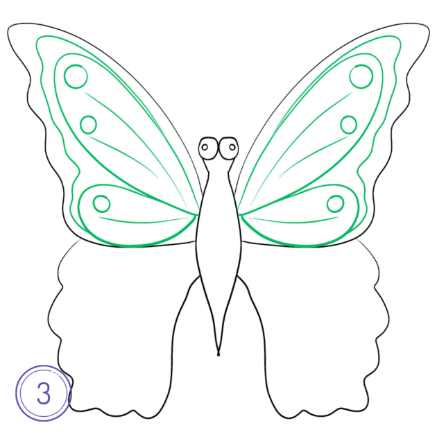 How to Draw a Butterfly: Step by Step | How to Mimi Panda