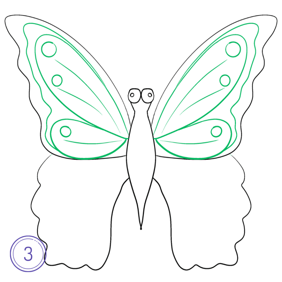How to Draw a Butterfly: Step by Step | How to Mimi Panda