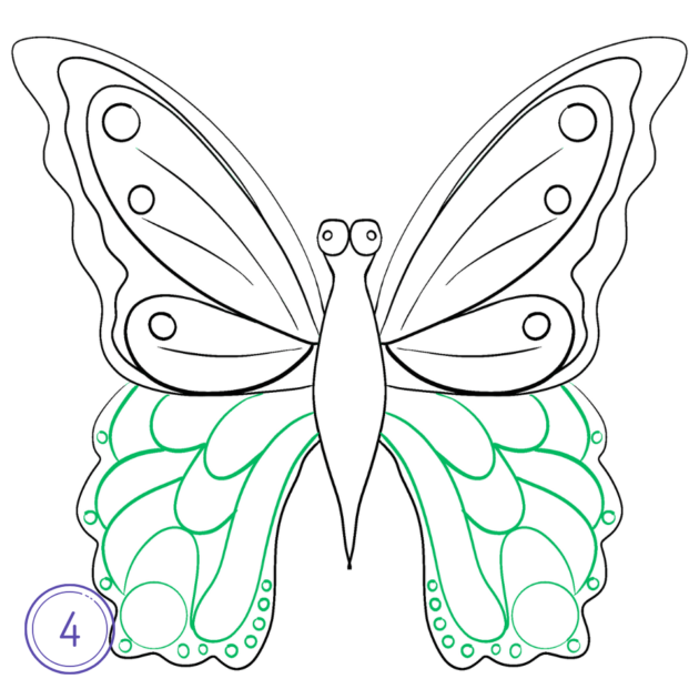 How to Draw a Butterfly: Step by Step | How to Mimi Panda