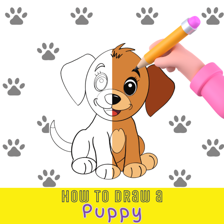 How to Draw a Puppy: A Step-by-Step | How to Mimi Panda