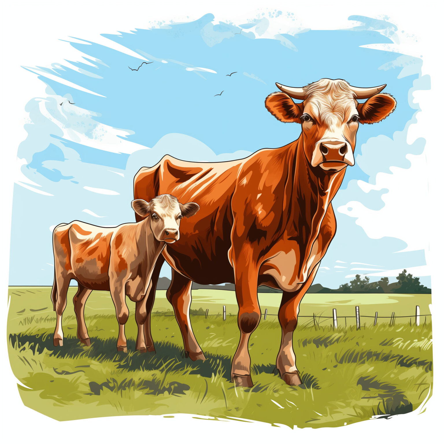 Cows Coloring Page | Coloring Pages Mimi Panda