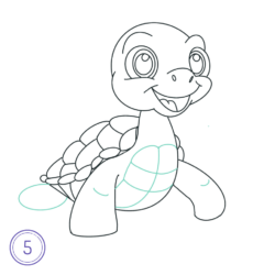 How to Draw a Turtle: A Step-by-Step | How to Mimi Panda