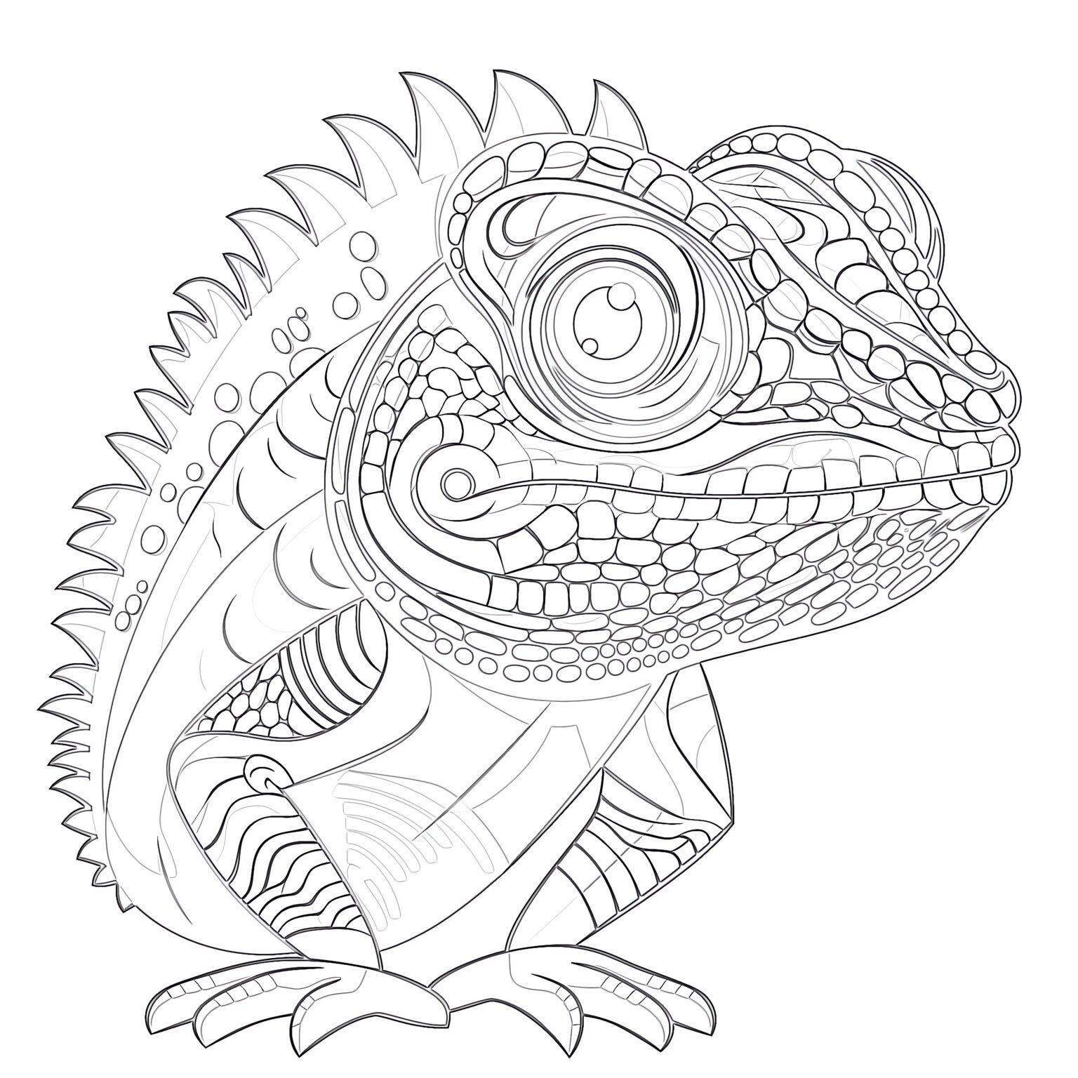 Reptile Coloring Books | Coloring Pages Mimi Panda