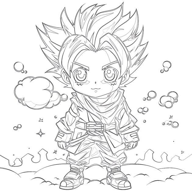Anime Cartoon Coloring Pages | Coloring Pages Mimi Panda