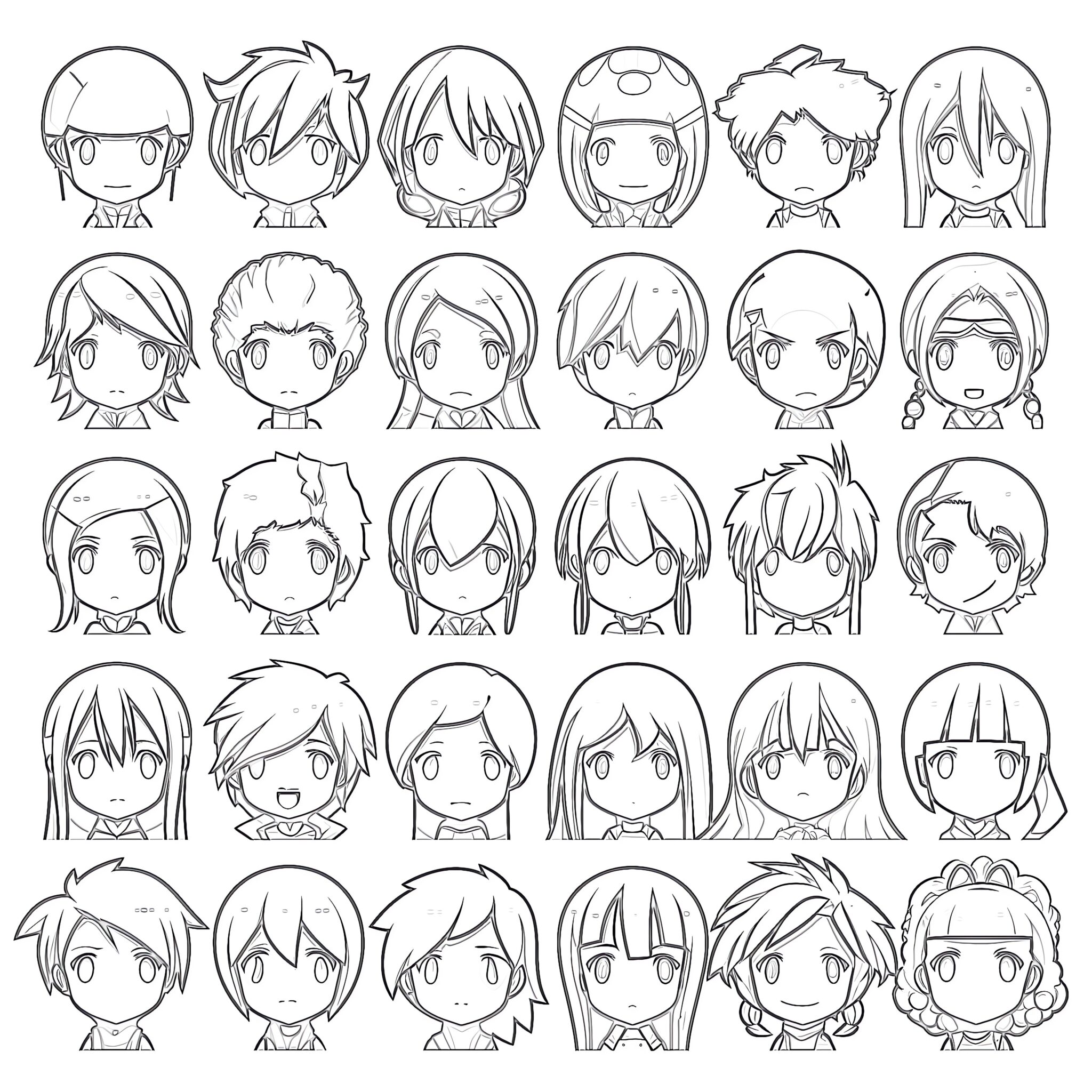 Anime Coloring Pages Online | Coloring Pages Mimi Panda