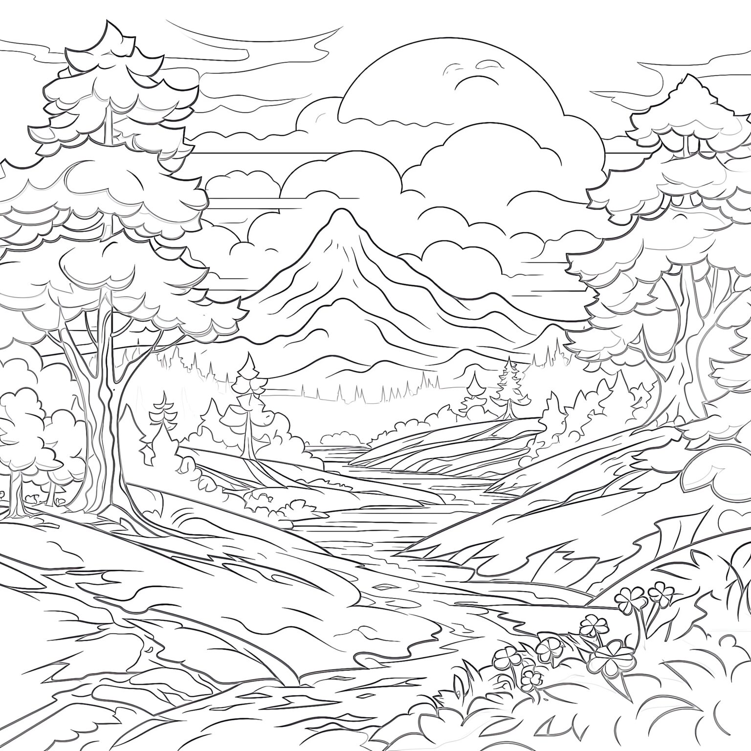 Coloring Pages Anime Easy | Coloring Pages Mimi Panda