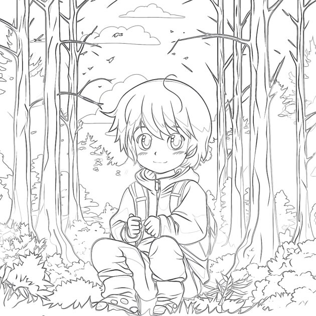 Strony do kolorowania Anime do wydruku za darmo | Kolorowanki Mimi Panda