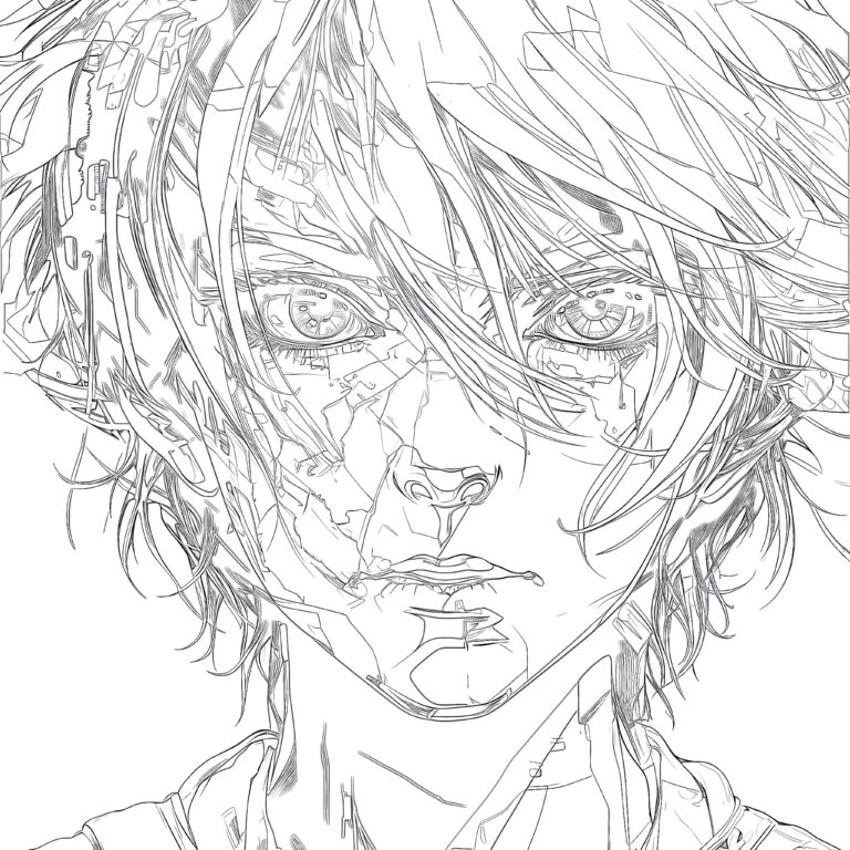 Akatsuki Coloring Page | Coloring Pages Mimi Panda