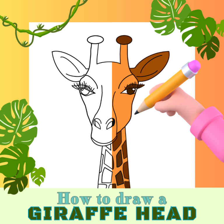 How to Draw a Giraffe Head: A Step-by-Step | How to Mimi Panda