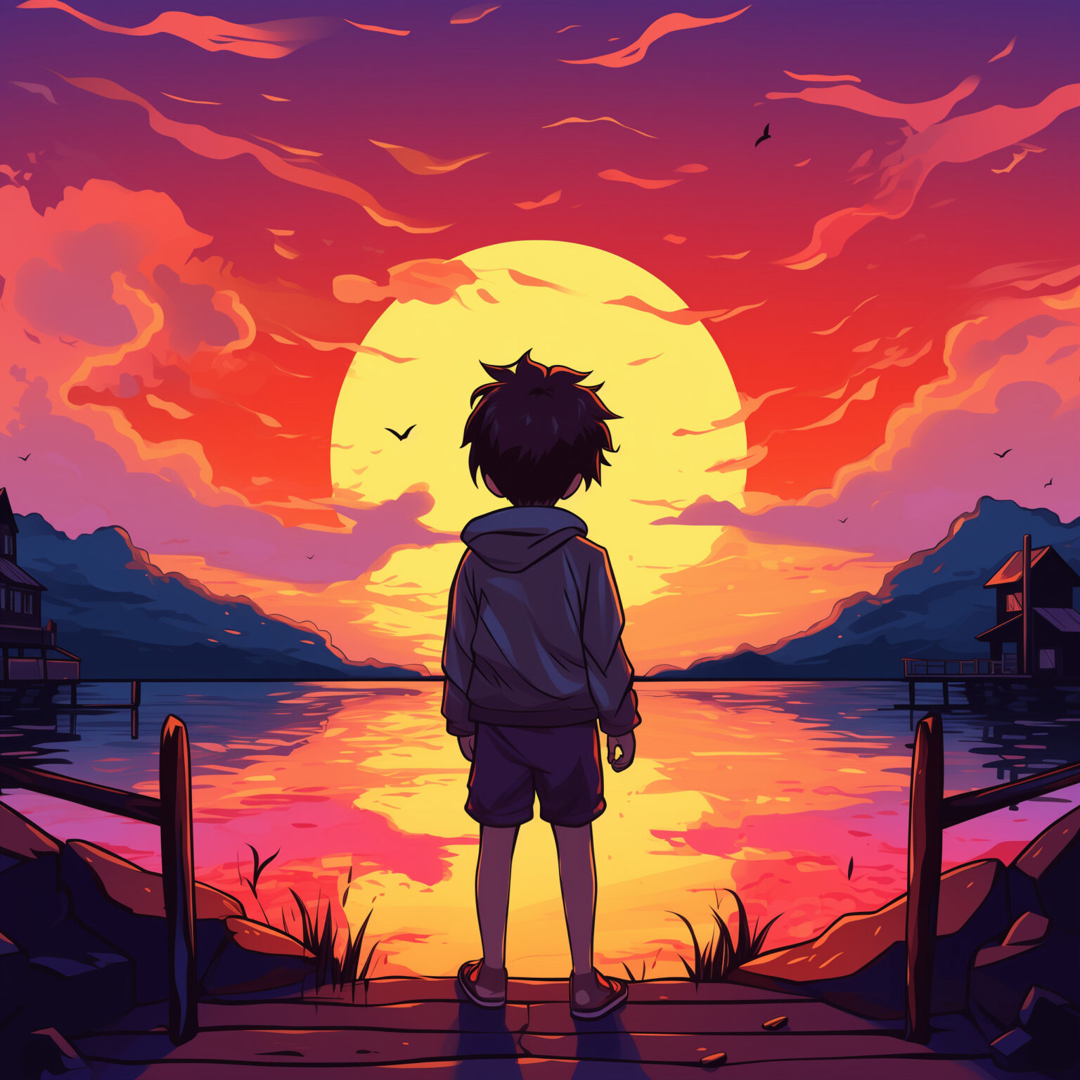 Anime Coloring Template | Coloring Pages Mimi Panda