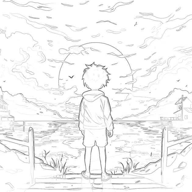 Plantilla de colorear de anime Página para colorear | Páginas Para ... Plantilla de colorear de anime Página para colorear | Páginas Para ...
