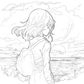 Anime Coloring Pages | Coloring Pages Mimi Panda