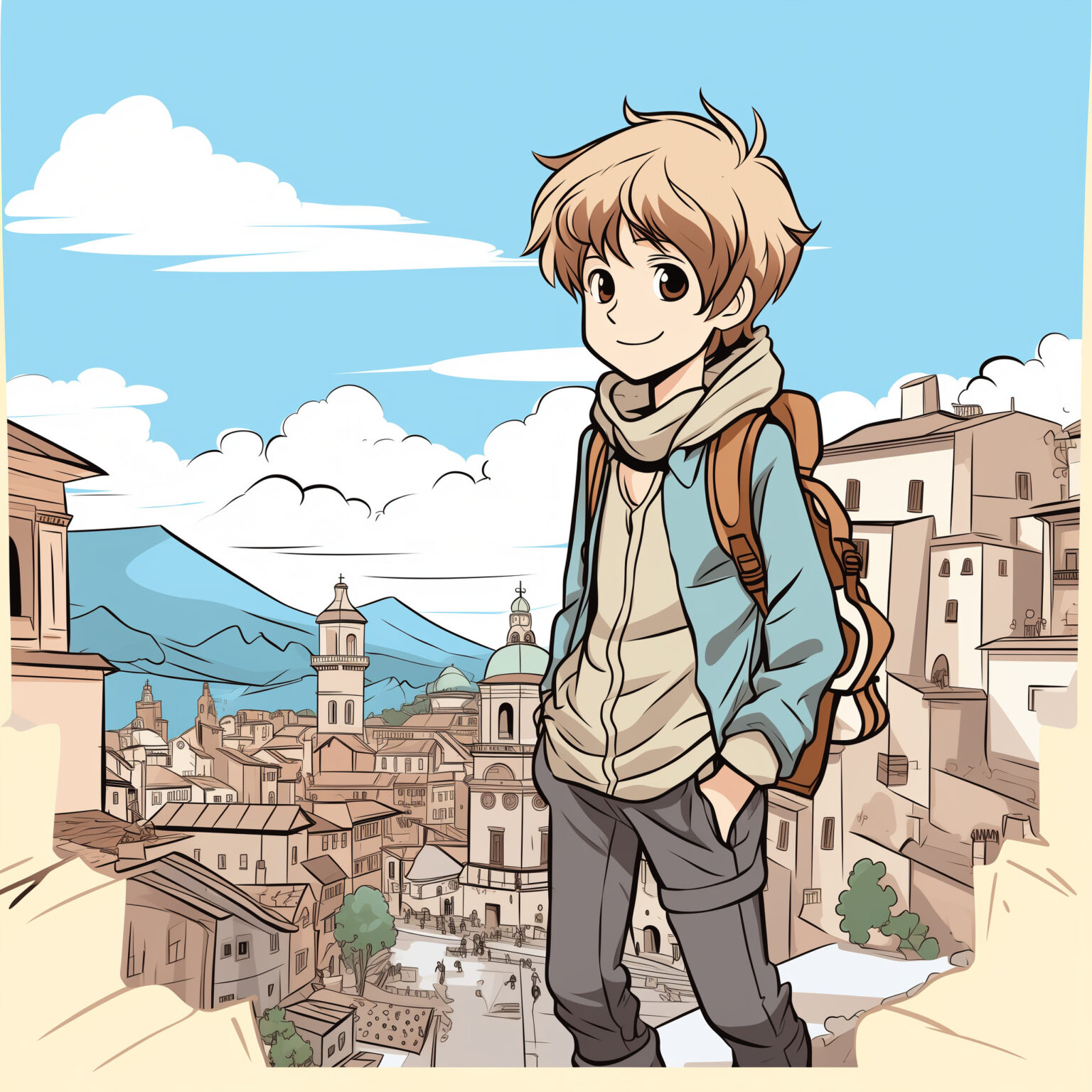 Anime Coloring Pages | Coloring Pages Mimi Panda