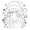 Christmas Anime Coloring Pages | Coloring Pages Mimi Panda