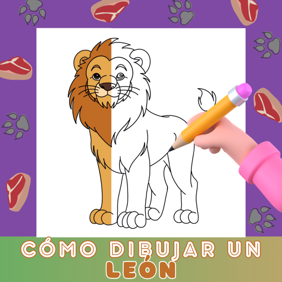 Cara Leon Para Pintar