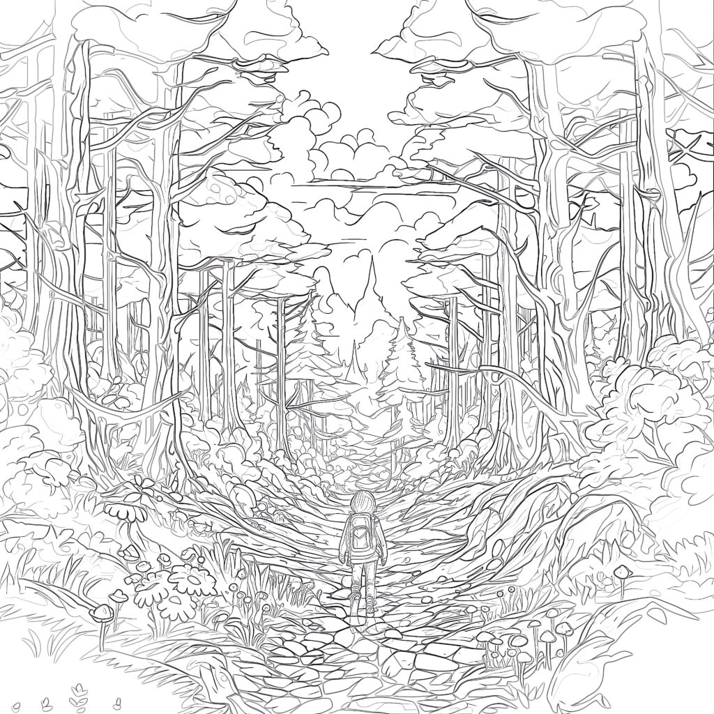 Christmas Anime Coloring Pages | Coloring Pages Mimi Panda