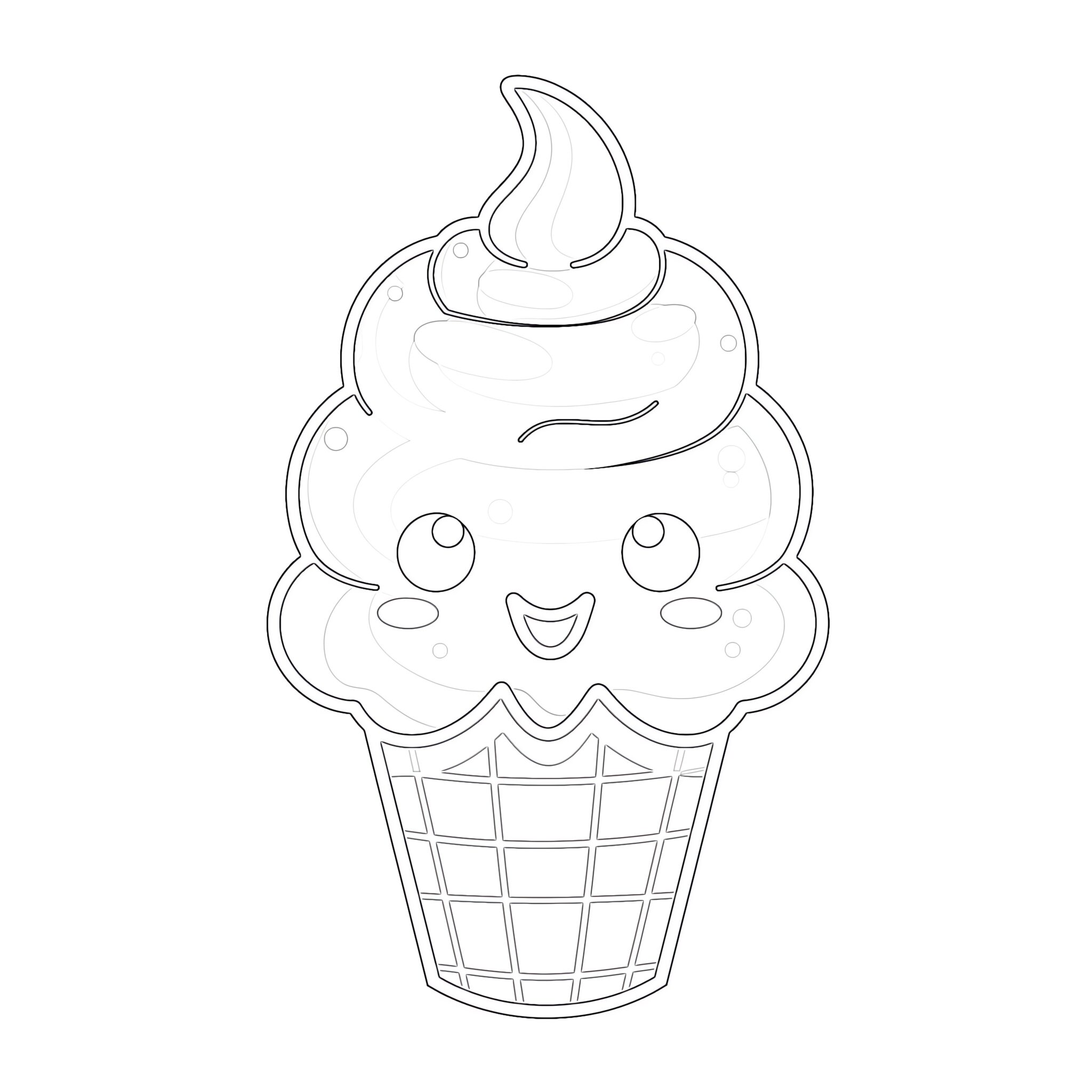 Kawaii Anime Coloring Pages | Coloring Pages Mimi Panda