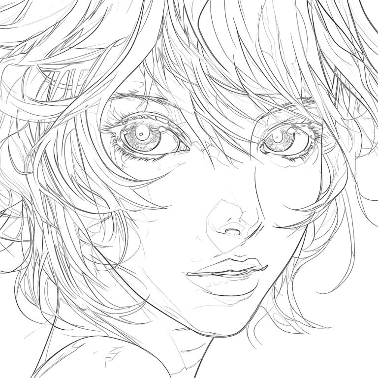 Anime Coloring Pages | Coloring Pages Mimi Panda