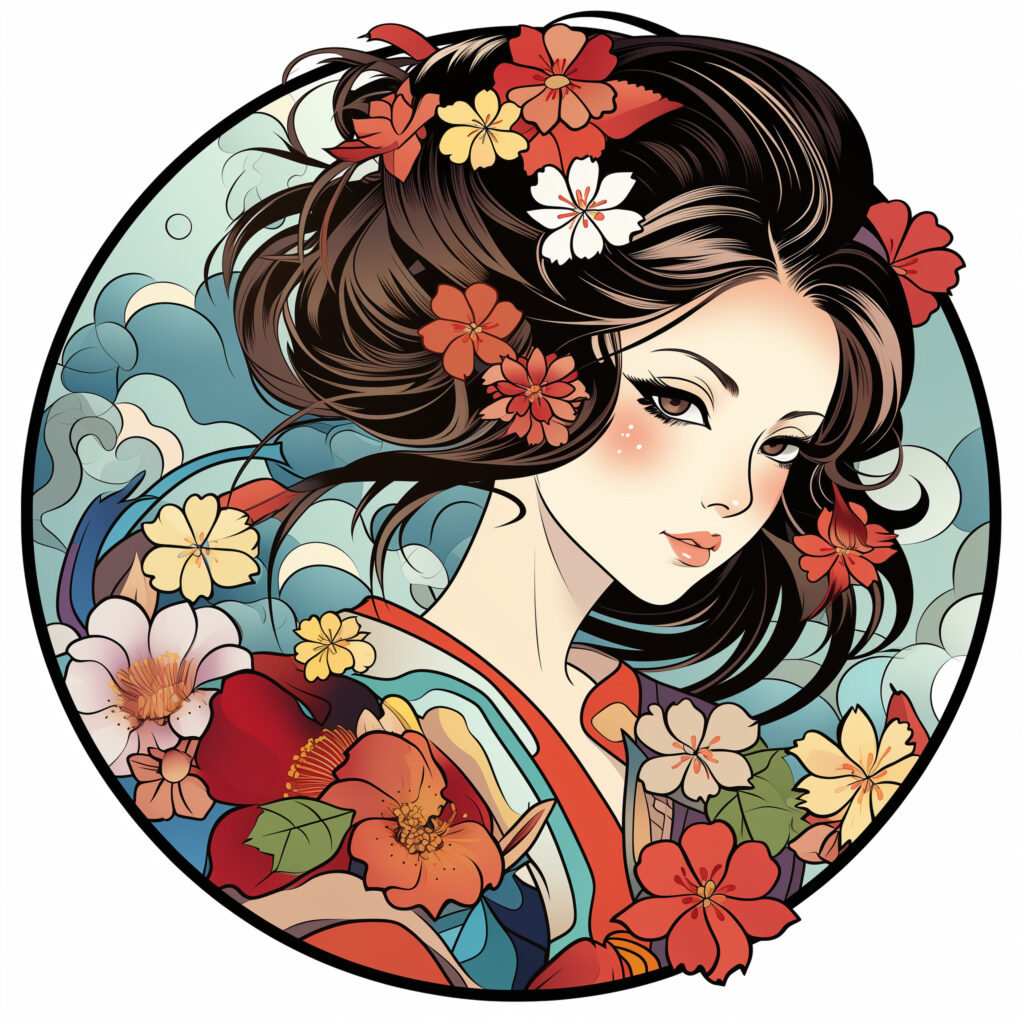 Japanese Anime Coloring Pages | Coloring Pages Mimi Panda