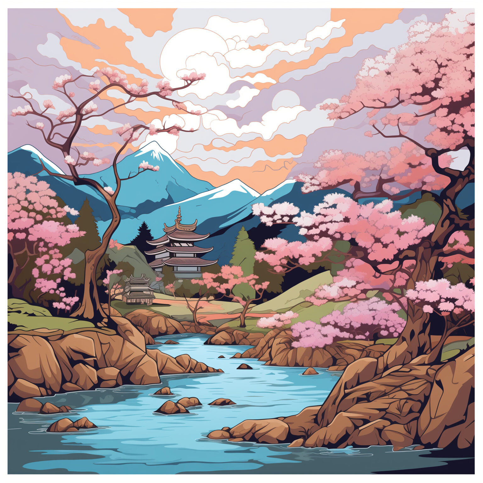 Anime Coloring Pages | Coloring Pages Mimi Panda