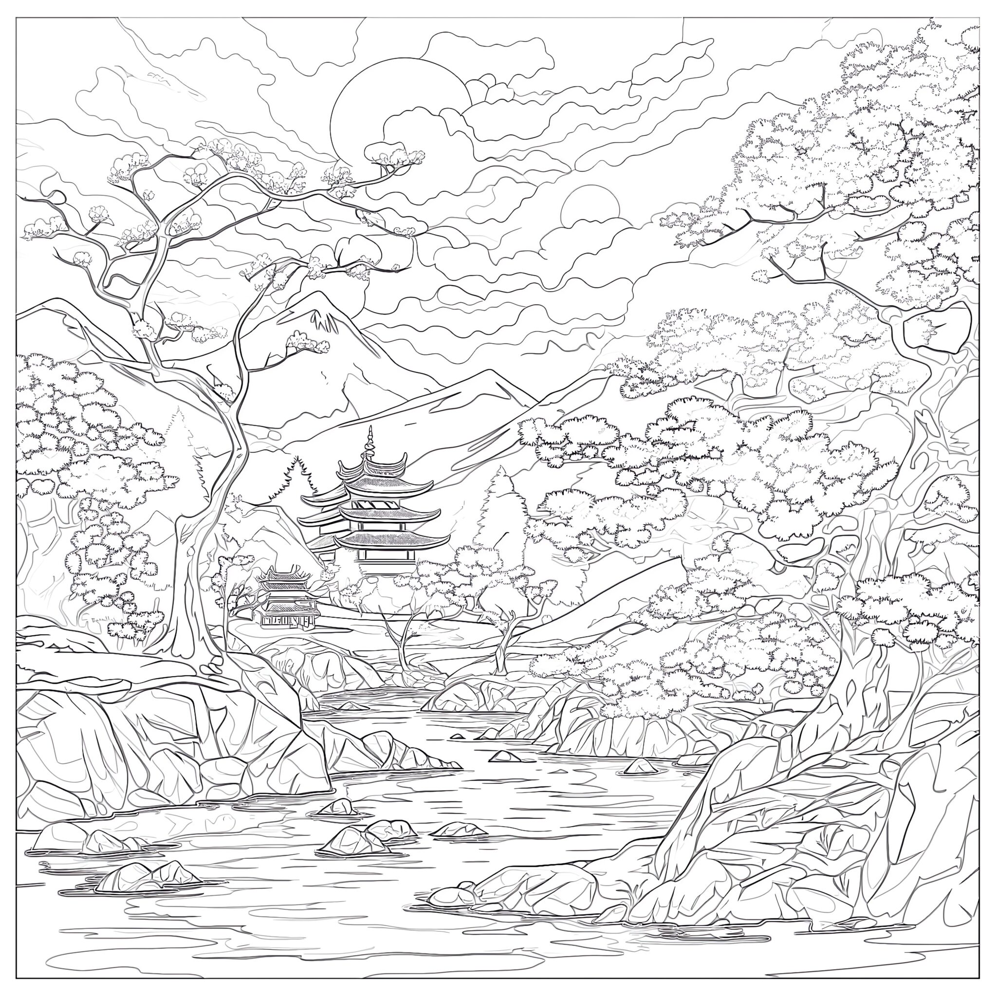 Anime Coloring Pages | Coloring Pages Mimi Panda