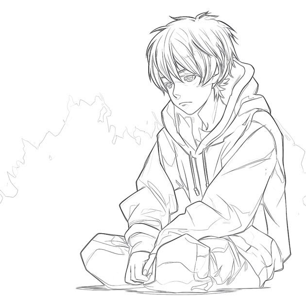 Printable Anime Color Sheets | Coloring Pages Mimi Panda