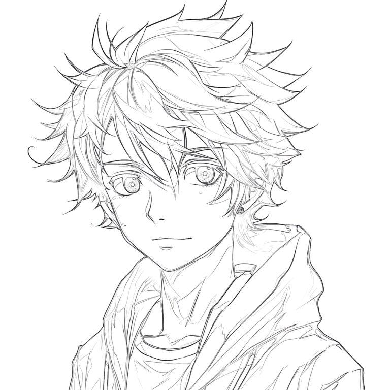 Anime Coloring Sheets Free | Coloring Pages Mimi Panda