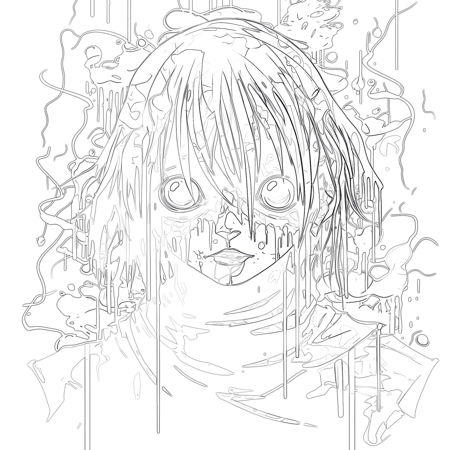 Anime Coloring Pages | Coloring Pages Mimi Panda