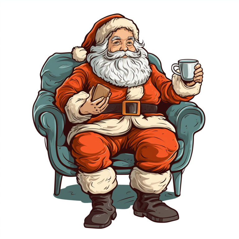 Free Printable Pictures Of Santa Claus | Coloring Pages Mimi Panda