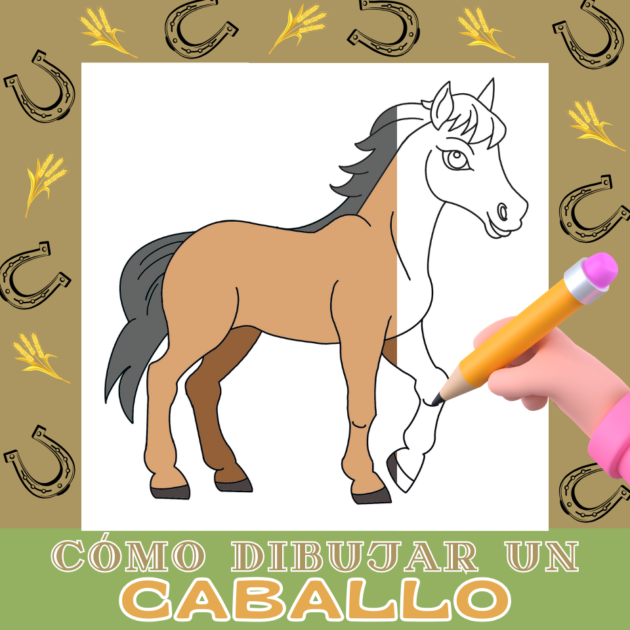 Cómo Dibujar Un Caballo Saltando Con Un Jinete Dibujos De Caballos