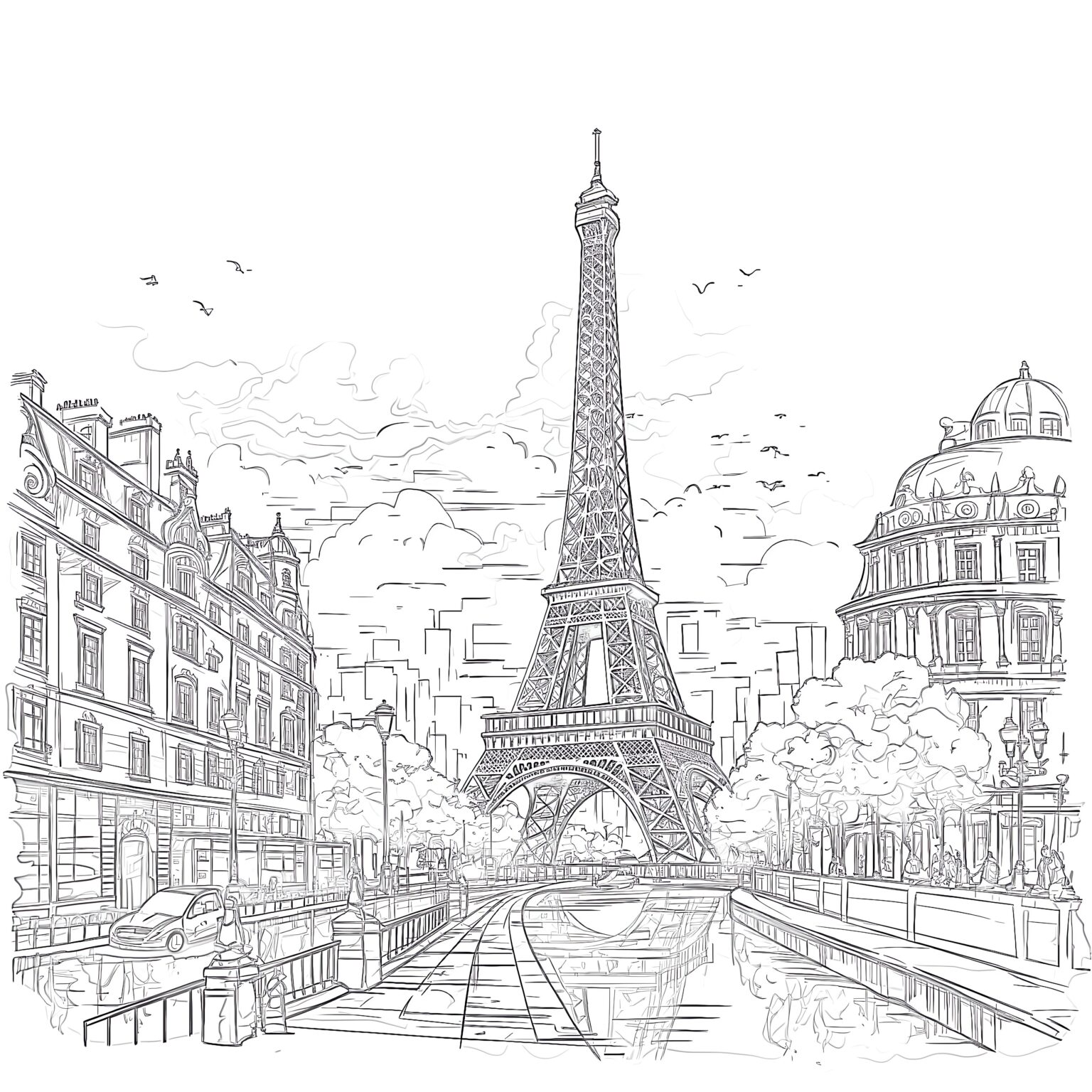 Irish Pub Coloring Page | Coloring Pages Mimi Panda