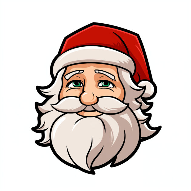 Father Christmas Coloring Pages | Coloring Pages Mimi Panda