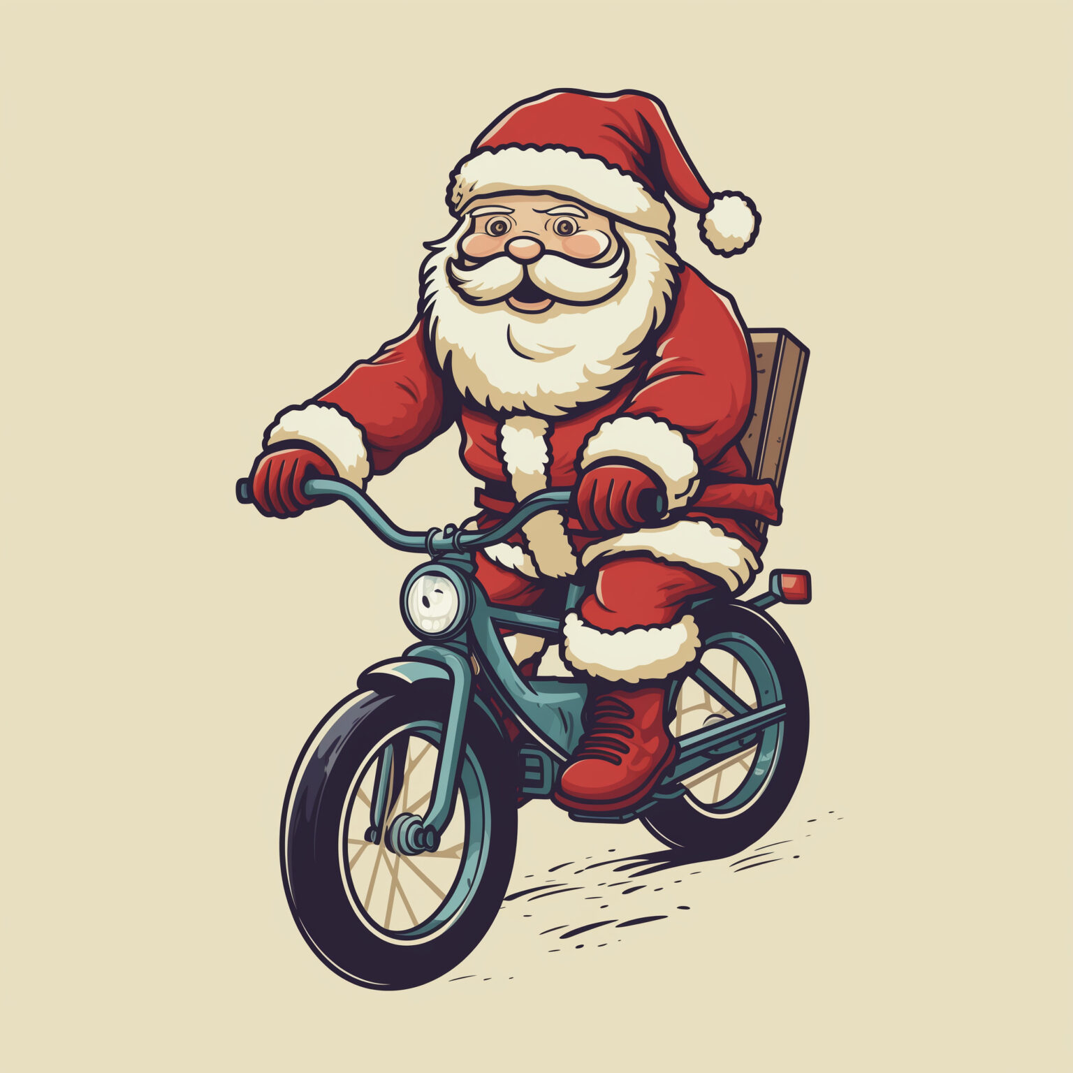 Free Coloring Santa Coloring Page | Coloring Pages Mimi Panda