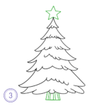 How to Draw a Christmas Tree: A Step-by-Step | How to Mimi Panda