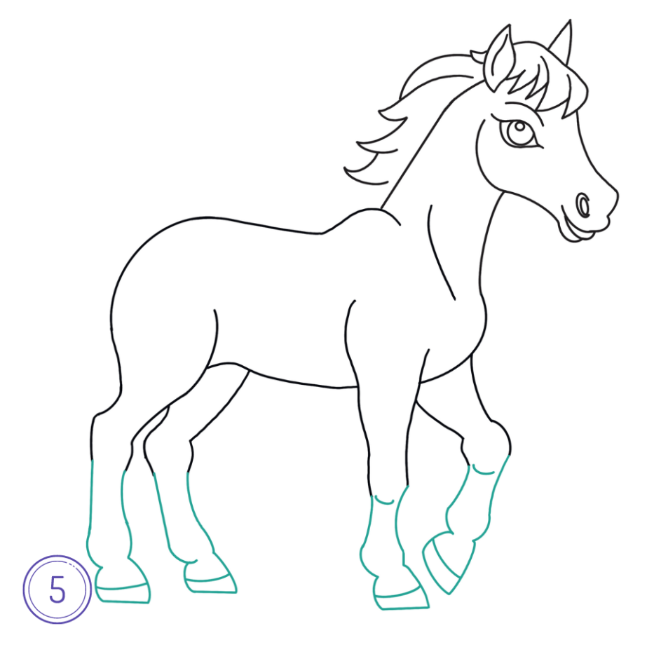 How to Draw a Horse: A Step-by-Step | How to Mimi Panda