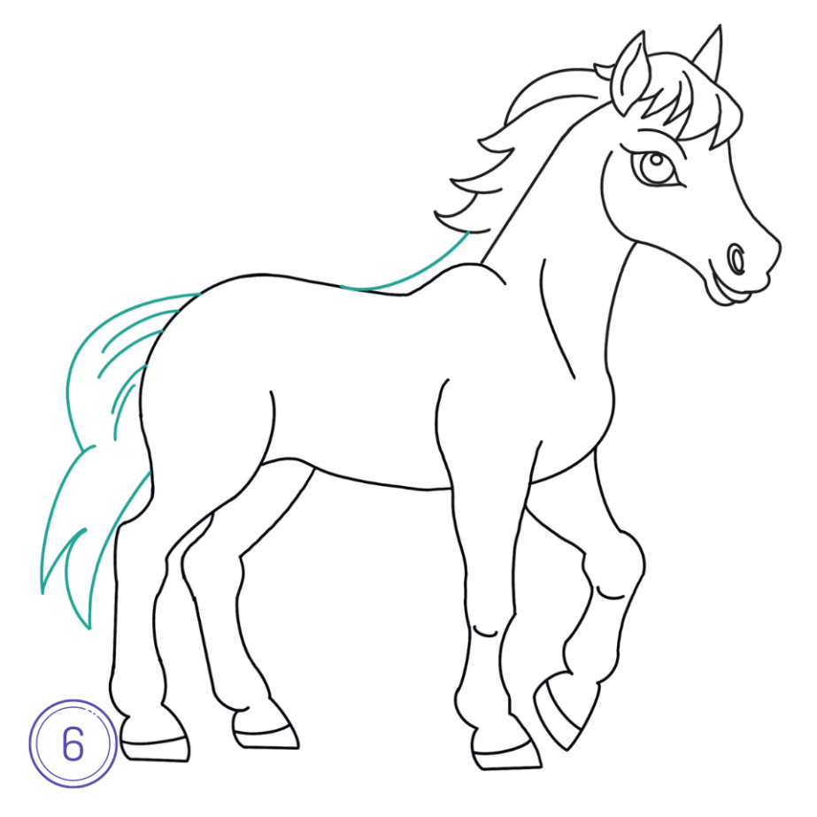 How to Draw a Horse: A Step-by-Step | How to Mimi Panda