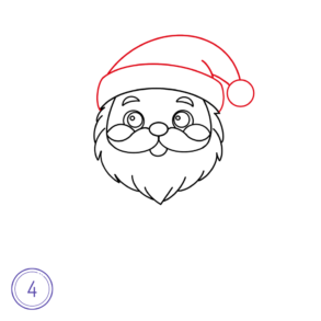 How To Draw Cartoon Santa Claus: A Step-by-Step | How to Mimi Panda