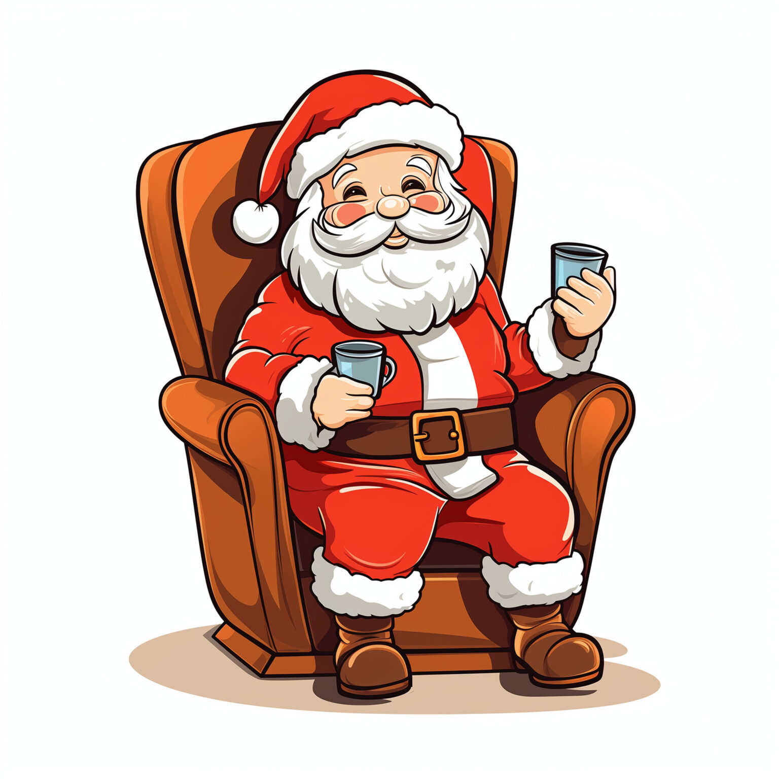 Santa Claus Picture Colour | Coloring Pages Mimi Panda