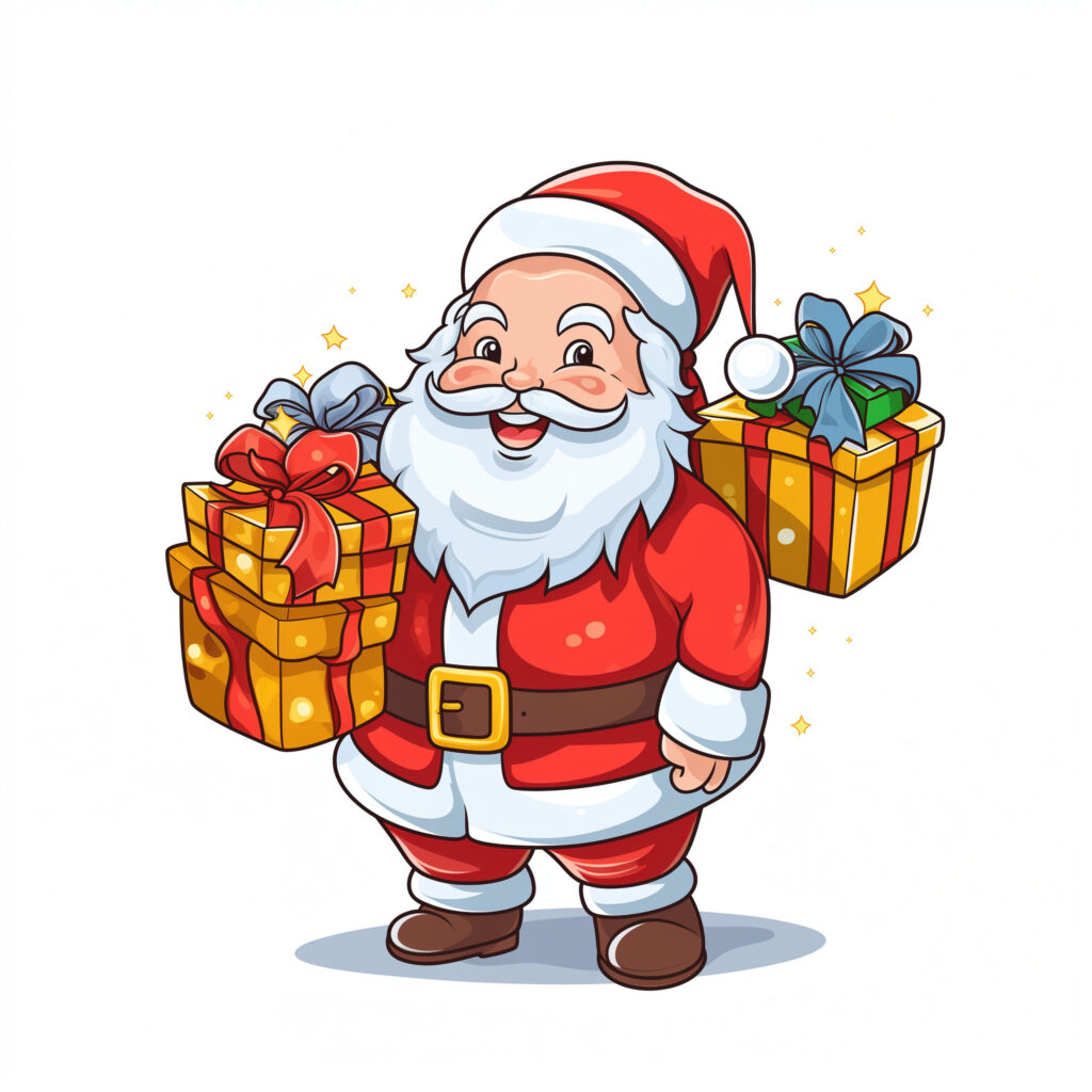 Santa Claus Pictures Coloring Sheets | Coloring Pages Mimi Panda