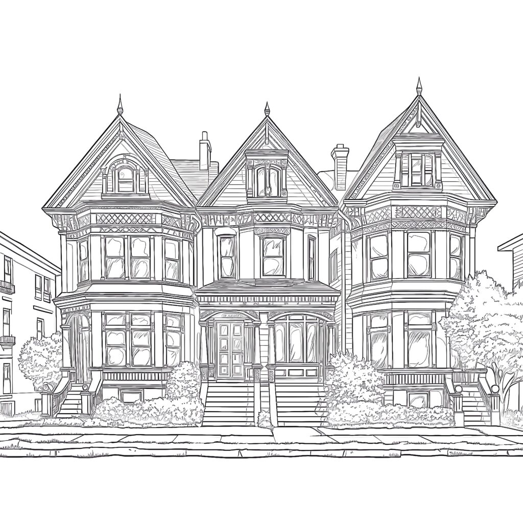 Irish Pub Coloring Page | Coloring Pages Mimi Panda